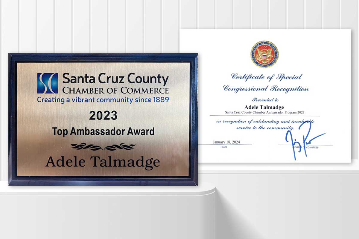 Adele Talmadge Receives Top Ambassador Award for 2023 from the Santa ...
